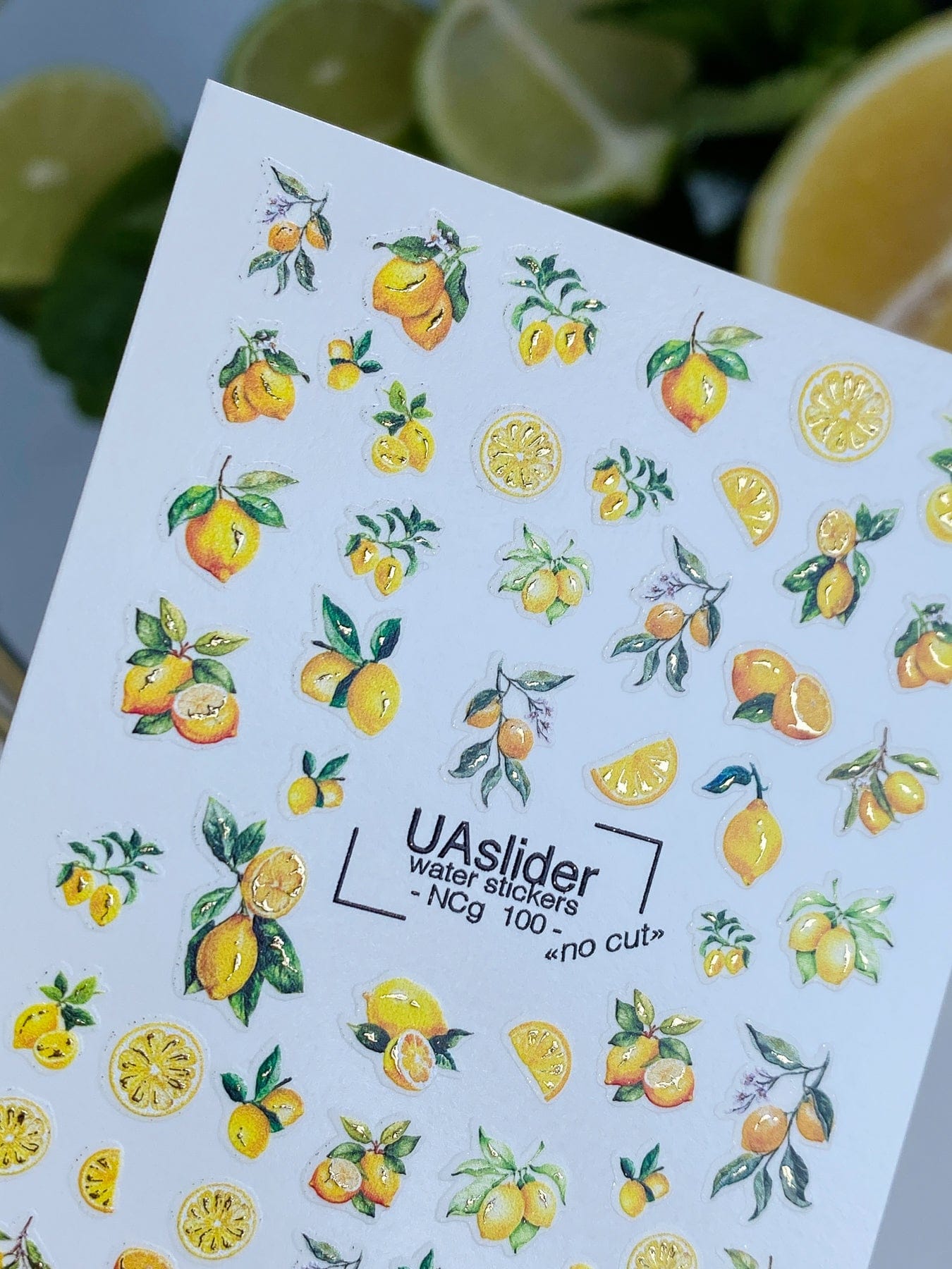 NCG-100 No Cut Citrus Mini Nail Decals – XND Products